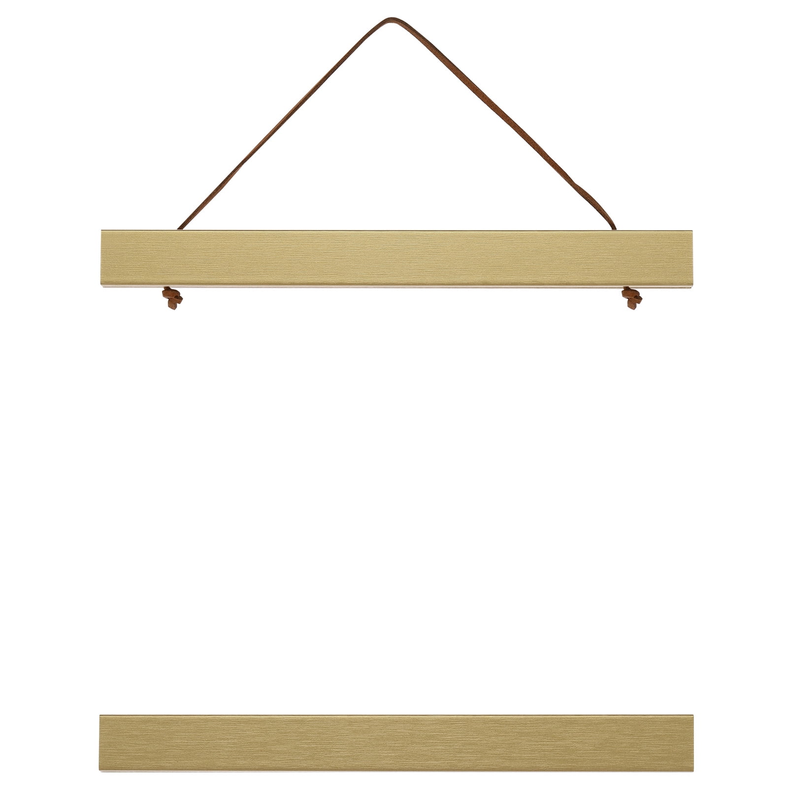 Uxcell Magnetic Poster Hanger Frame, 8 Inch Wide Wood Hangers Magnet ...