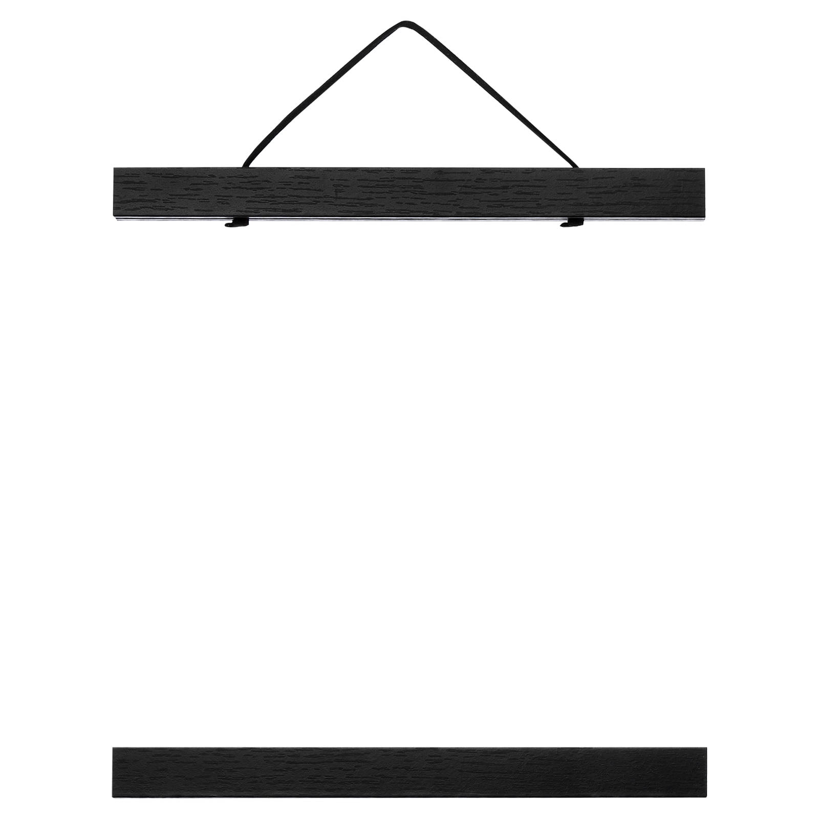 Uxcell Magnetic Poster Hanger Frame, 8 Inch Wood Hangers Magnet Hanging ...