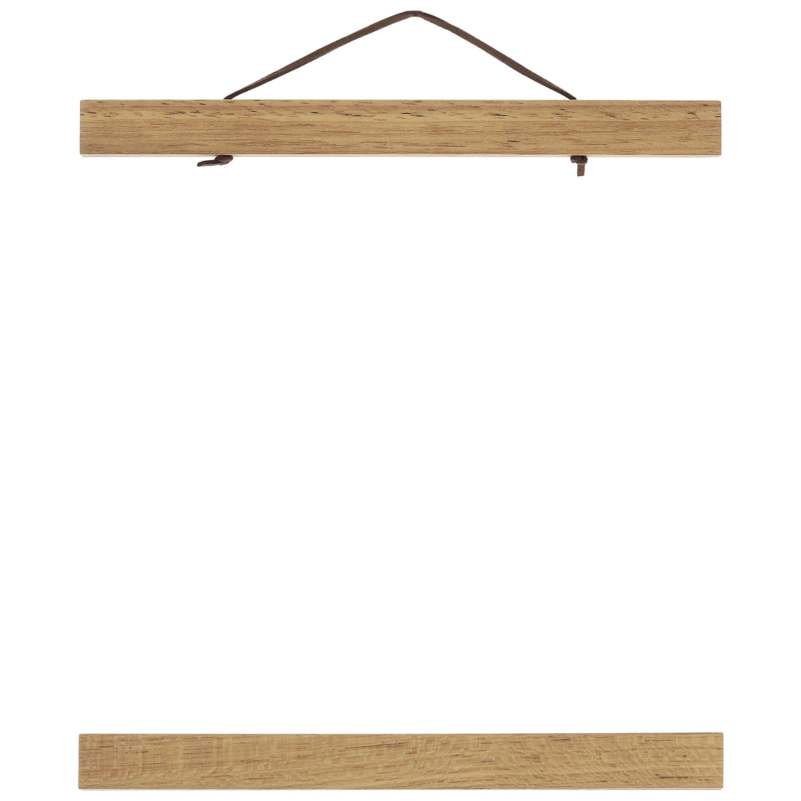 Uxcell Magnetic Poster Hanger Frame, 8 Inch Wood Hangers Magnet Hanging ...