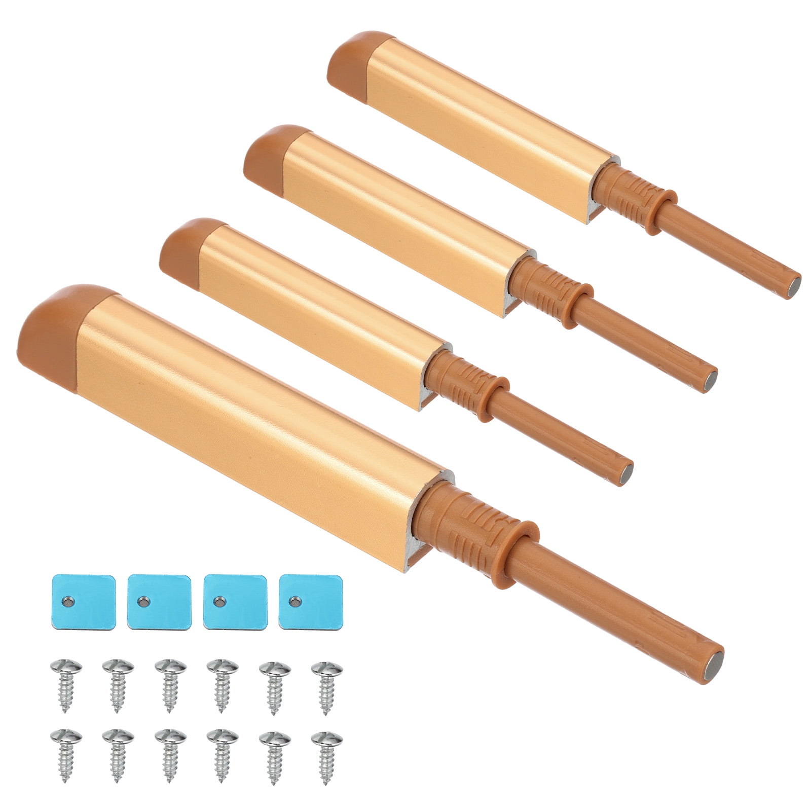 Uxcell Magnetic Push Latch, Double Push to Open Door Latch Hidden Push ...