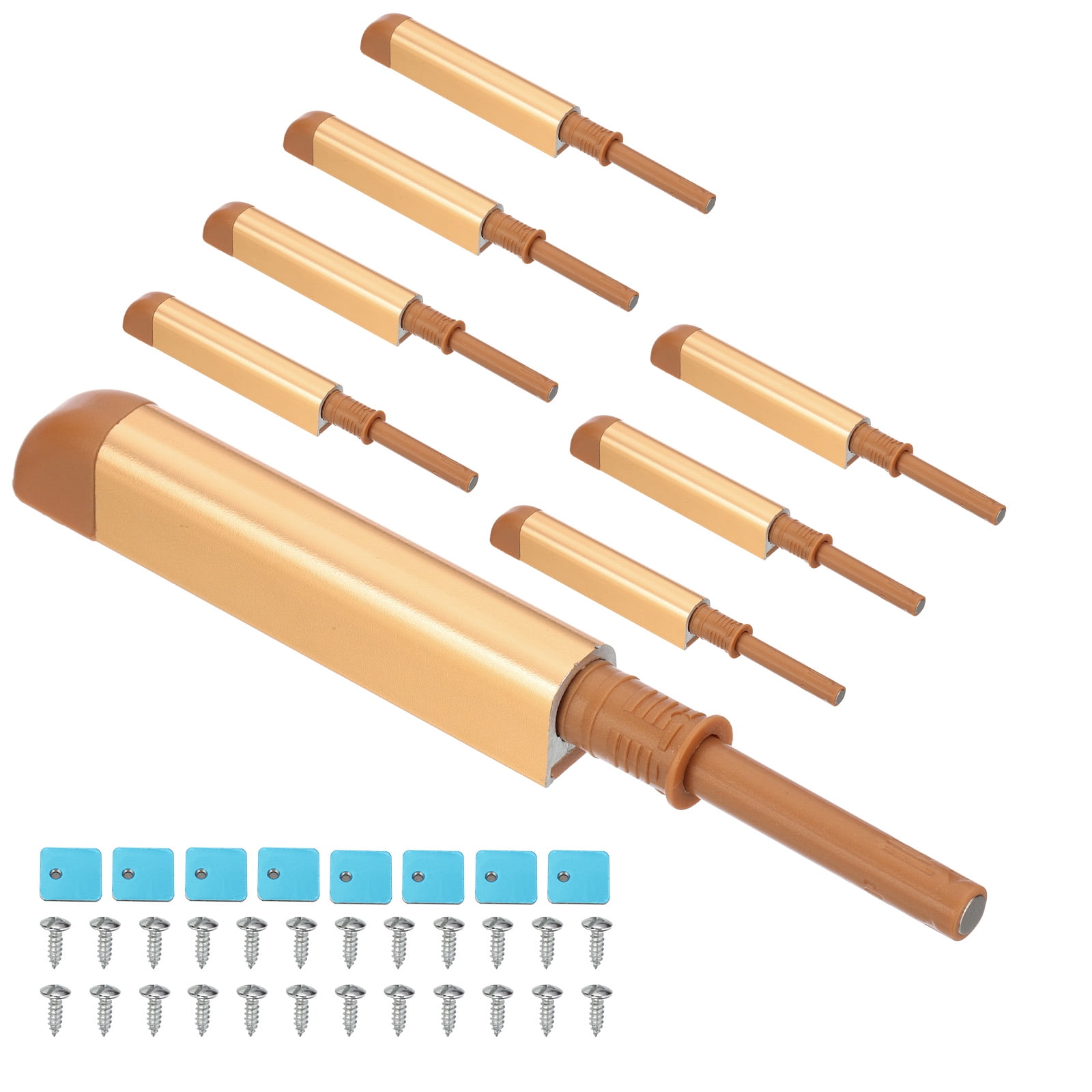 Uxcell Magnetic Push Latch, Double Push to Open Door Latch Hidden Push ...