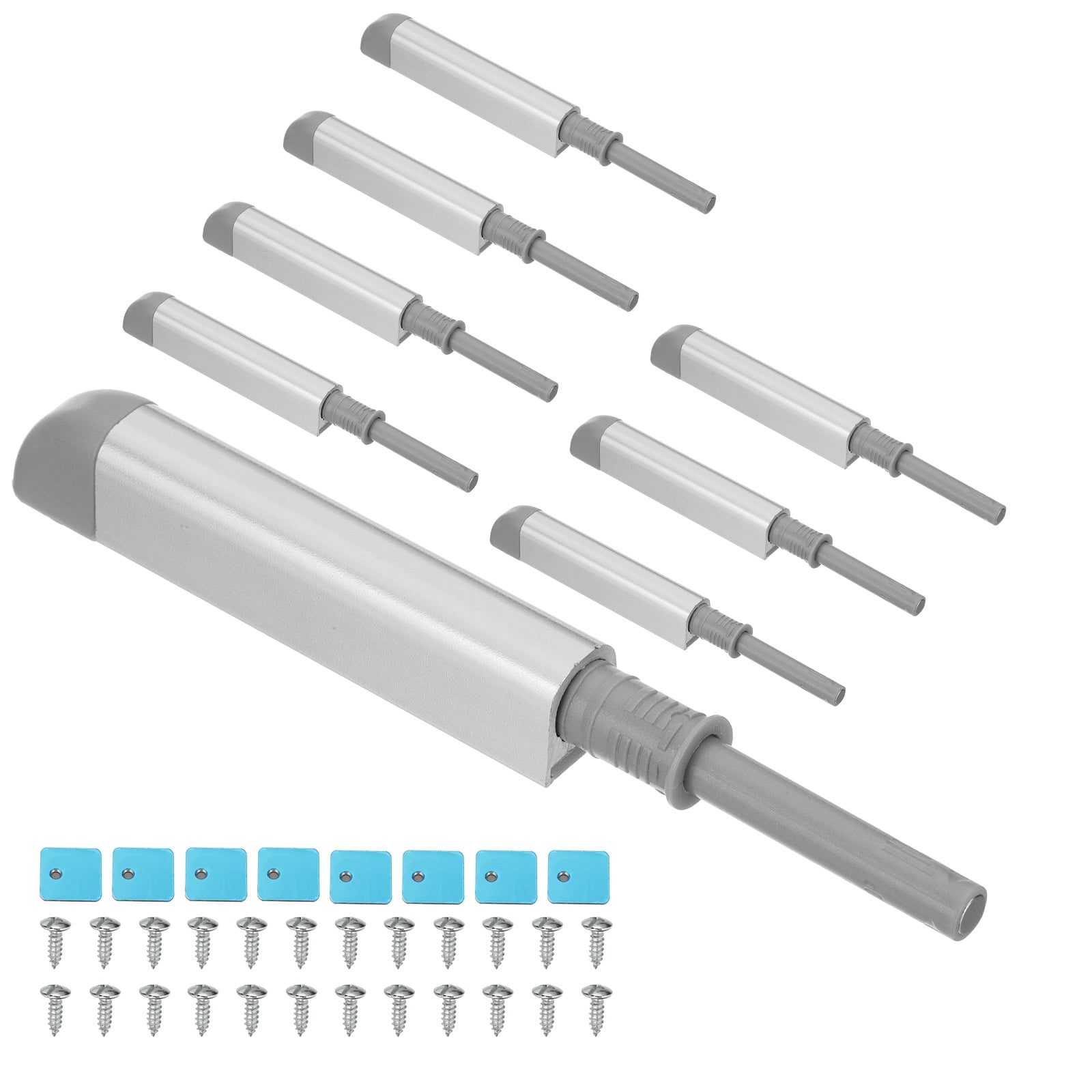 Uxcell Magnetic Push Latch, Double Push to Open Door Latch Hidden Push ...