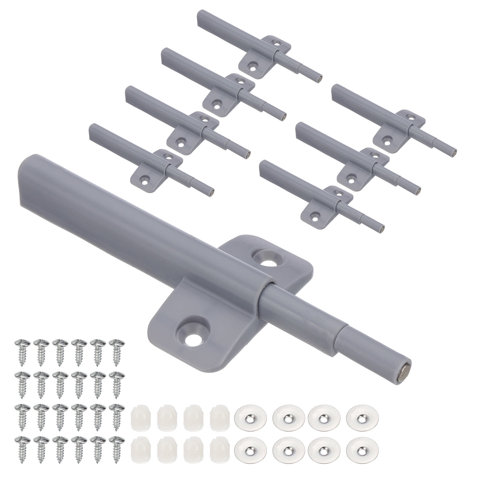 Uxcell Magnetic Push Latch, Double Push to Open Door Latch Hidden ...