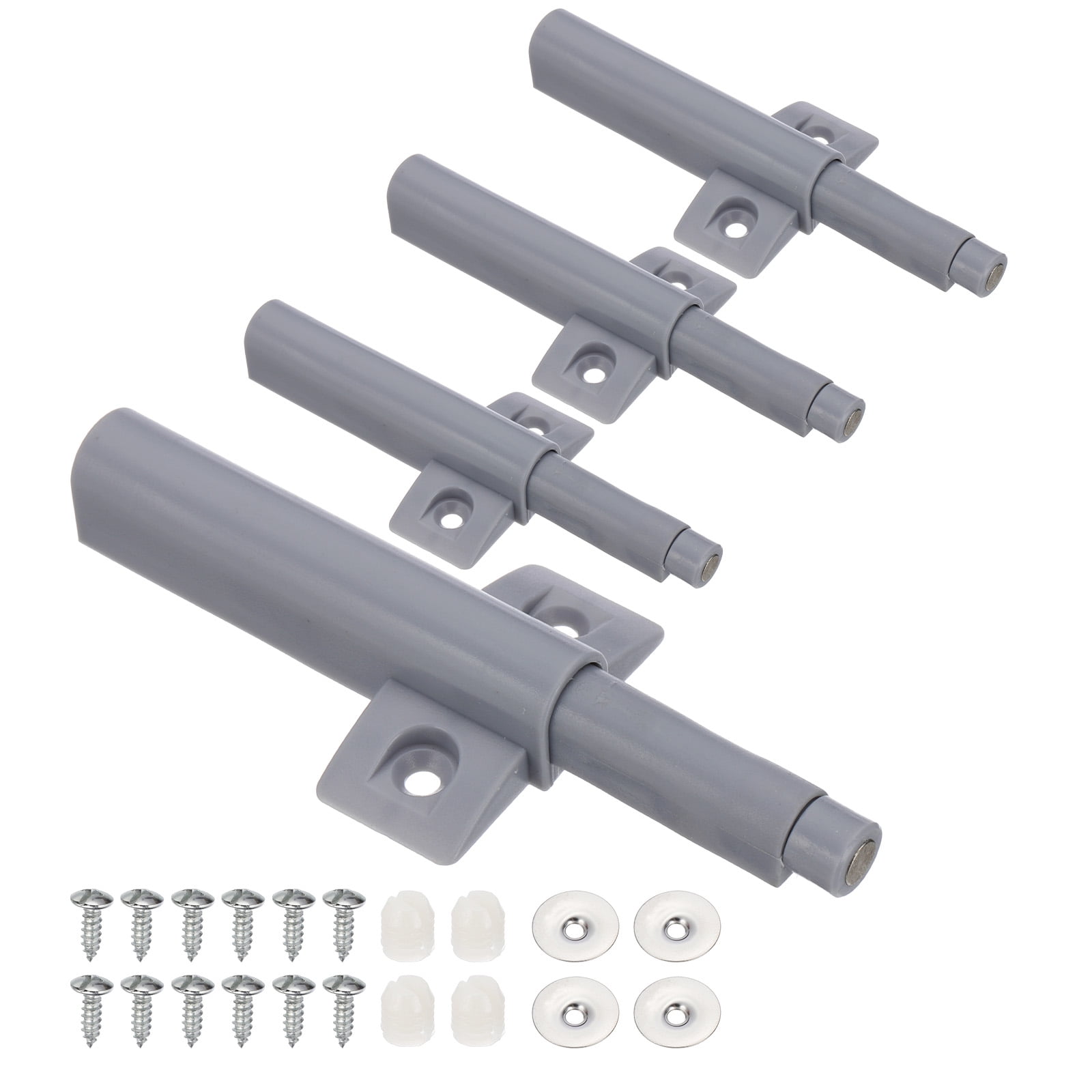 Uxcell Magnetic Push Latches, Double Push to Open Door Latch Hidden ...