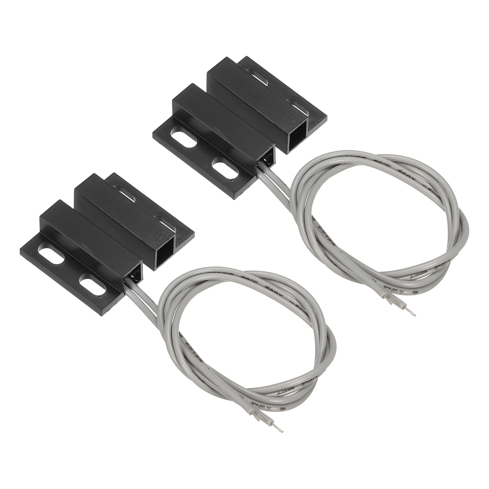 Uxcell Magnetic Reed Switch, 2 Pack NO Wired Magnetic Contact Switch ...