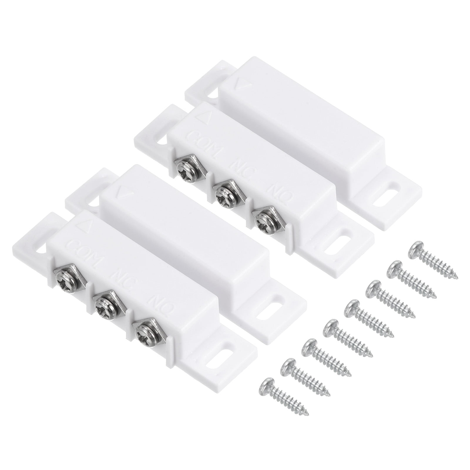 Uxcell Magnetic Reed Switch, 2 Sets NO NC Wired Door Window Reed Switch ...