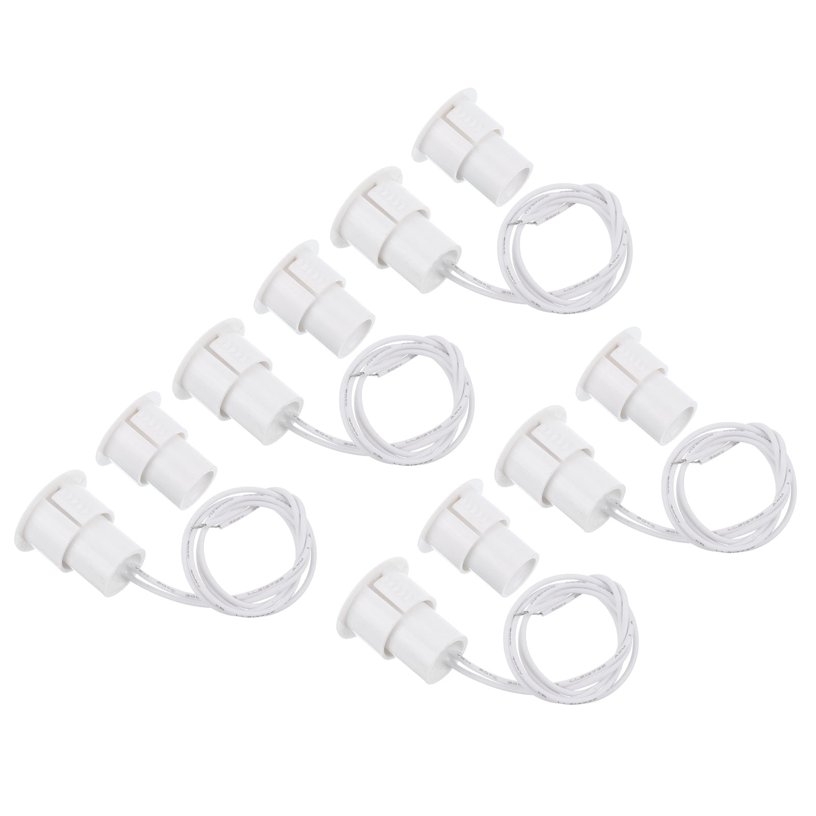 Uxcell Magnetic Reed Switch, 5 Pack NC Wired Door Sensor Window Contact ...