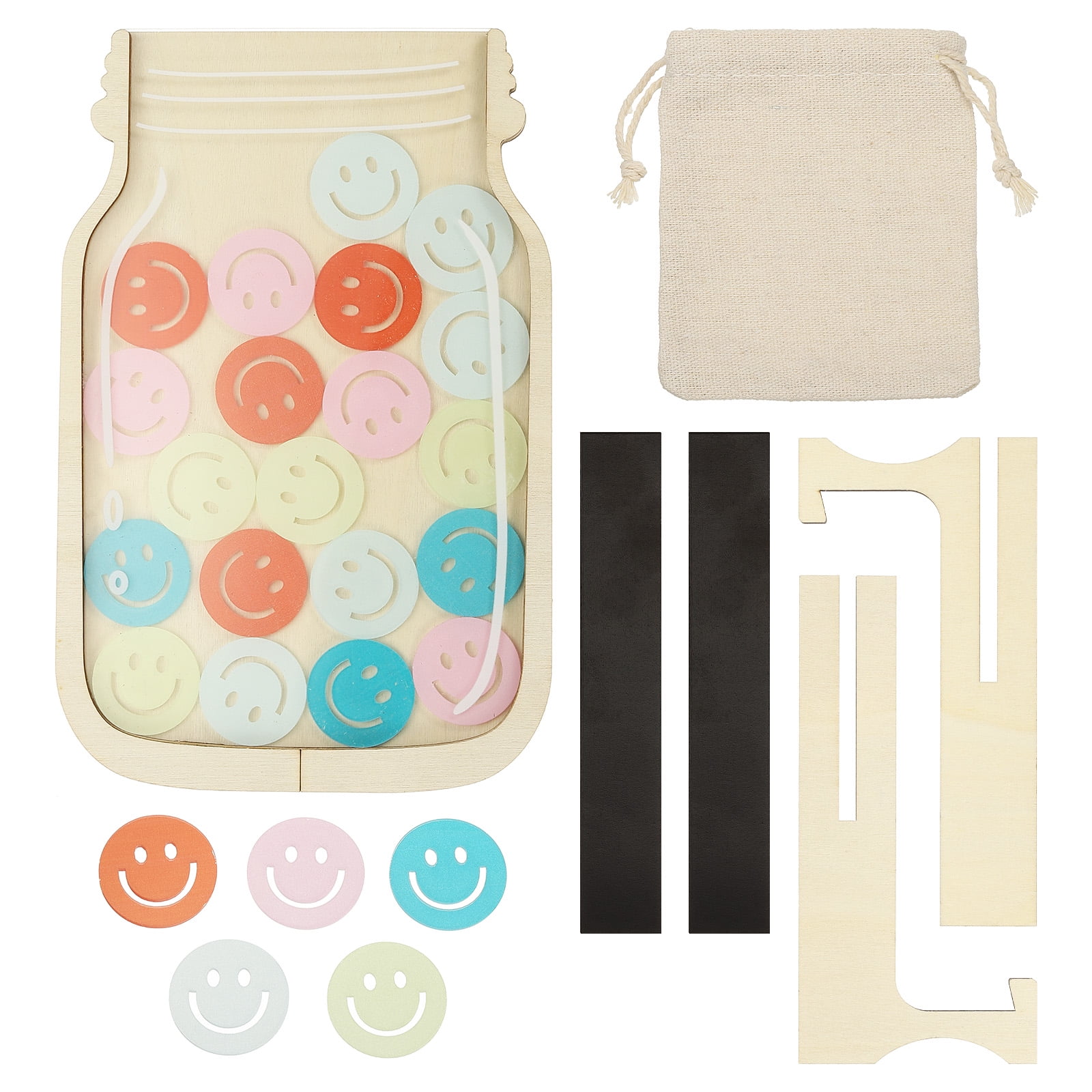 Uxcell Magnetic Reward Jar, Face Jar Magnetic Classroom Reward Chart ...