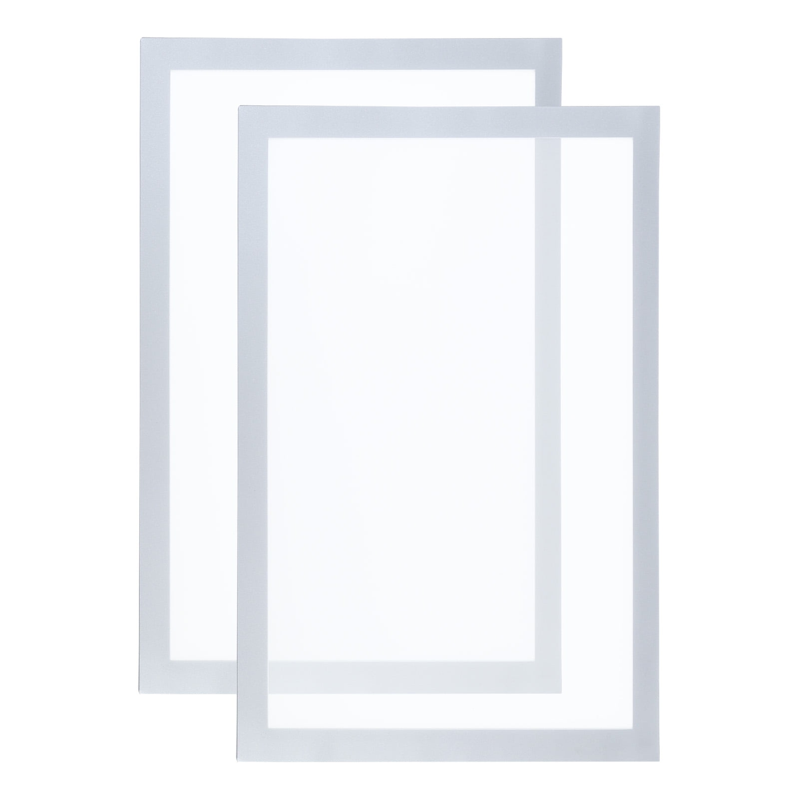 Uxcell Magnetic Sign Holder 11x17, 2PCS A3 Magnetic Display Frame Self ...