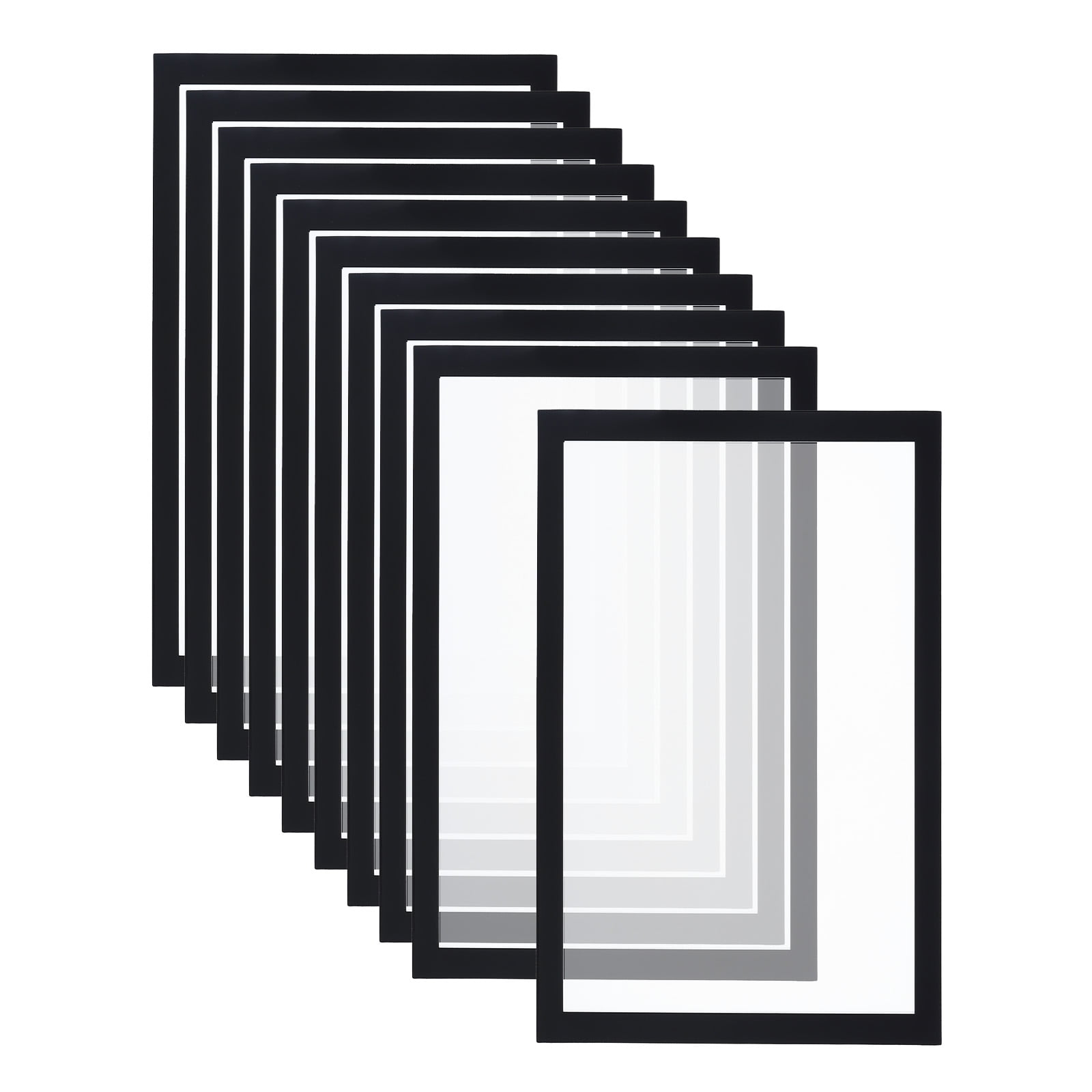 Uxcell Magnetic Sign Holder 8.5 x 11, 10 Pack Magnetic Display Frame A4 ...