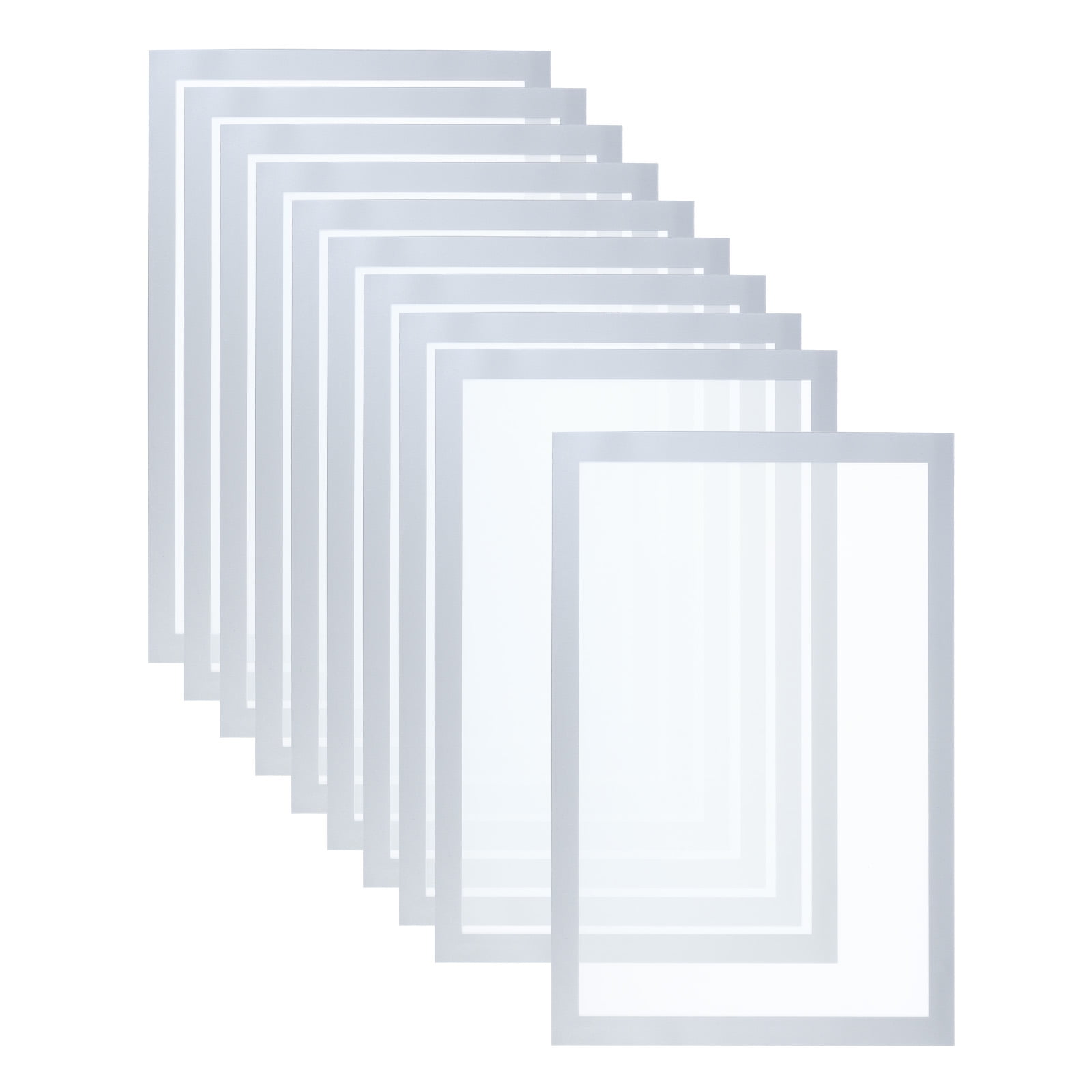 Uxcell Magnetic Sign Holder 8.5 x 11, 10 Pack Magnetic Display Frame A4 ...