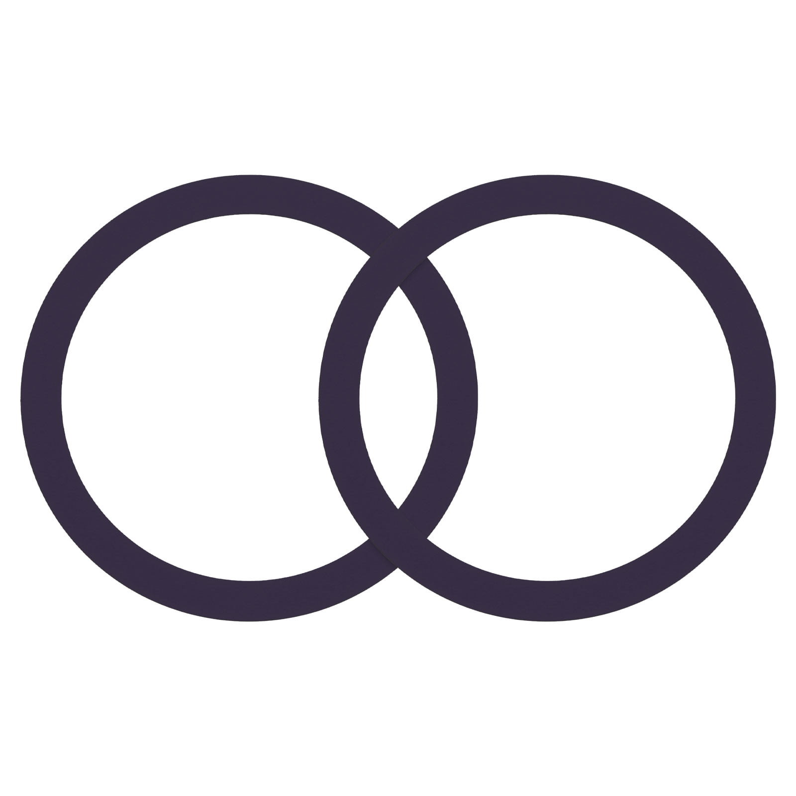 Uxcell Magnetic Sticker Ring, 2 Pack Universal Magnetic Adapter Ring ...