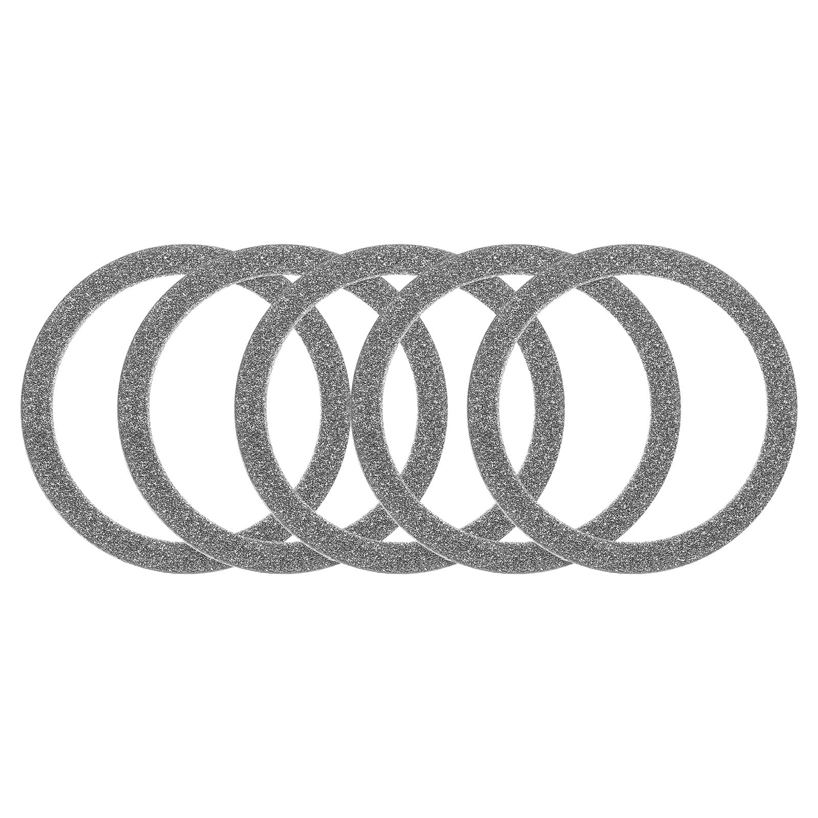 Uxcell Magnetic Sticker Ring, 5 Pack Universal Magnetic Adapter Ring ...