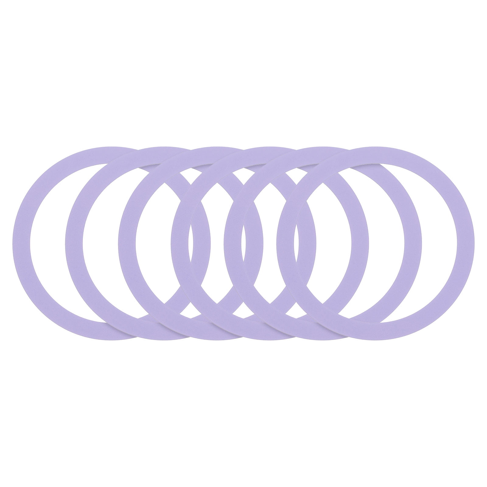 Uxcell Magnetic Sticker Ring, 6 Pack Universal Magnetic Adapter Ring ...