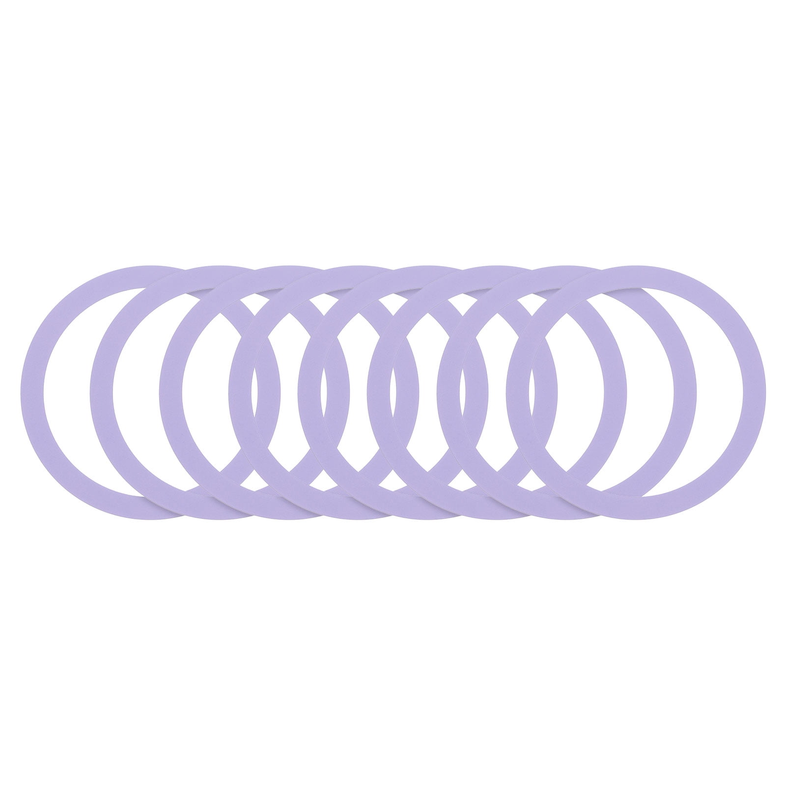 Uxcell Magnetic Sticker Ring, 8 Pack Universal Magnetic Adapter Ring ...