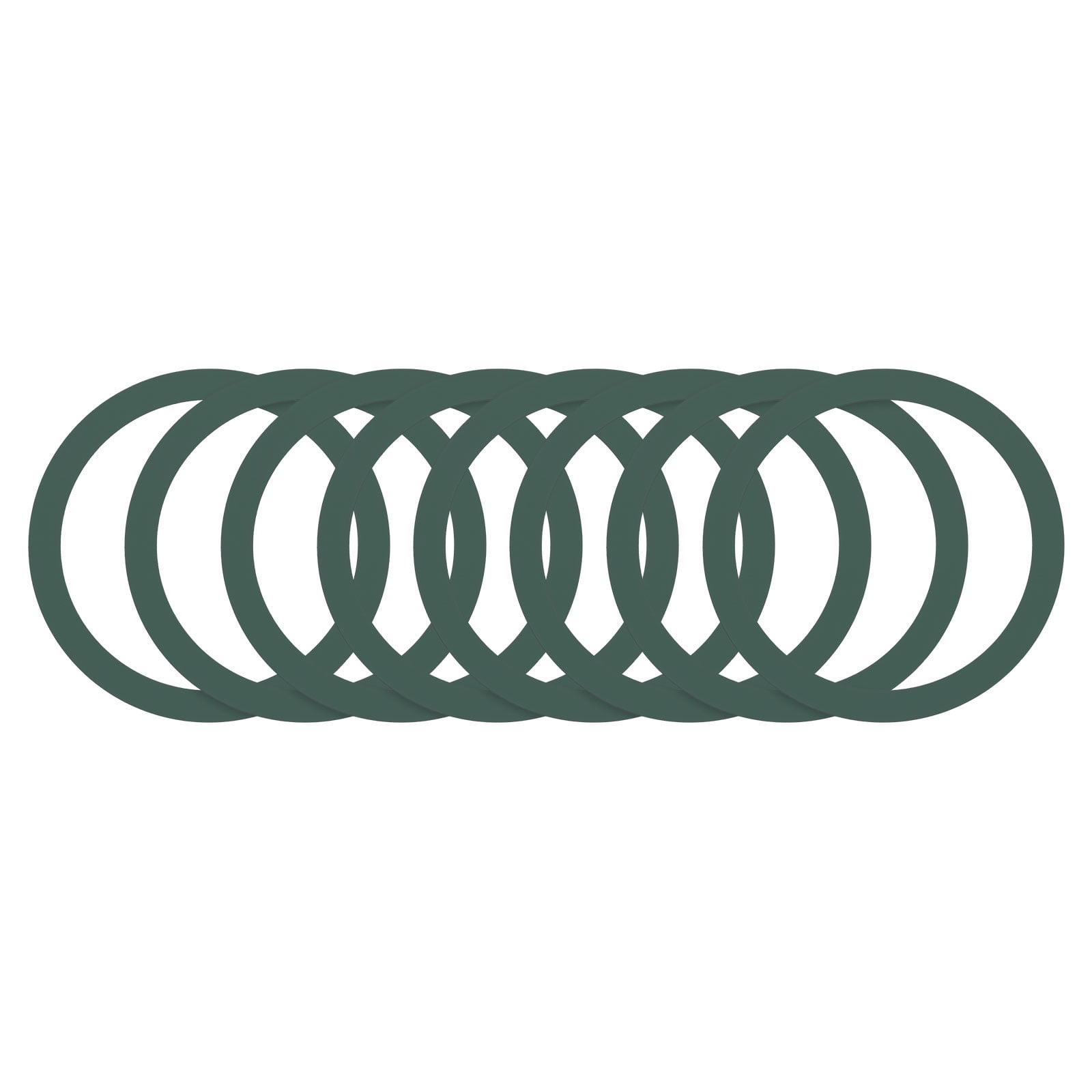 Uxcell Magnetic Sticker Ring, 8 Pack Universal Magnetic Adapter Ring ...