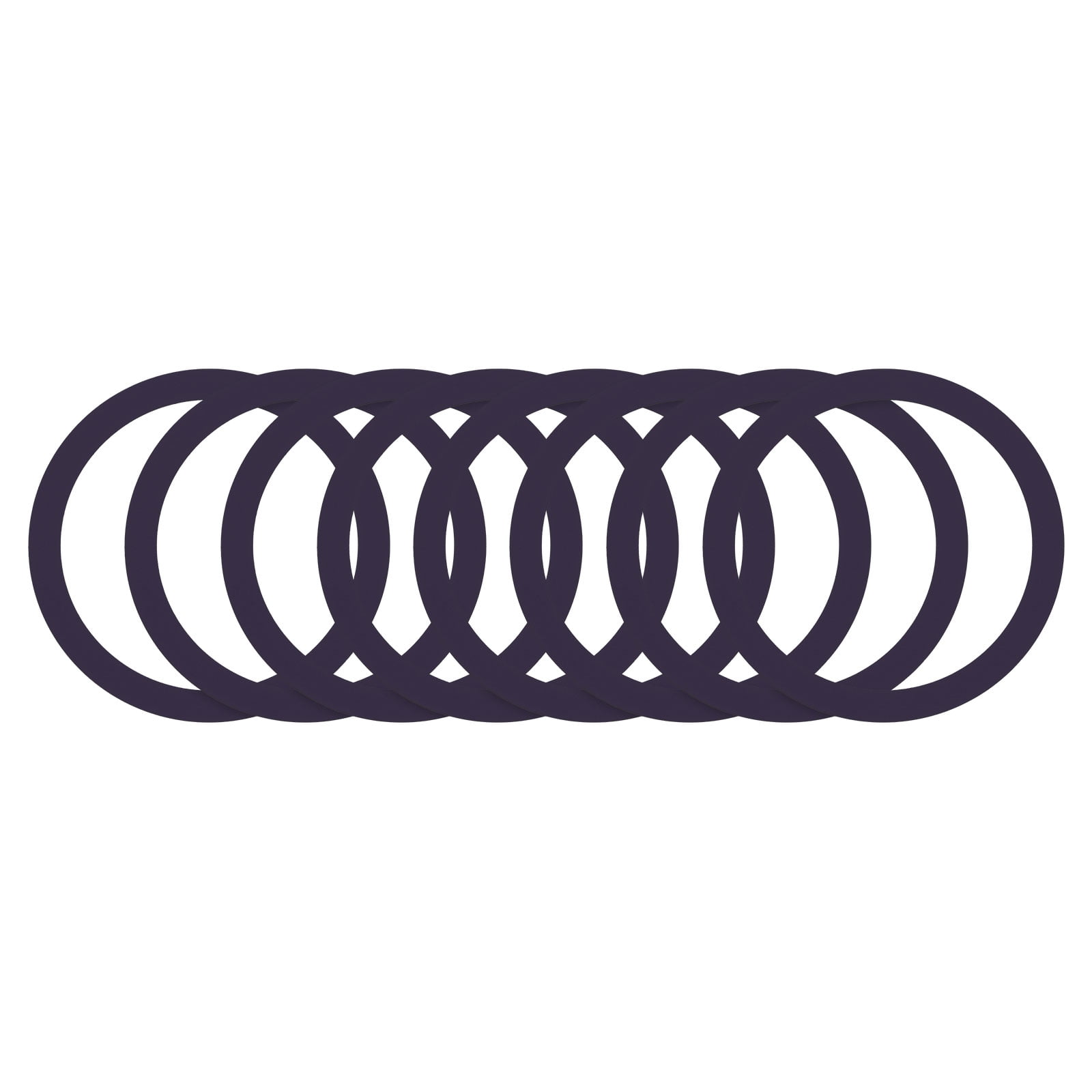 Uxcell Magnetic Sticker Ring, 8 Pack Universal Magnetic Adapter Ring ...