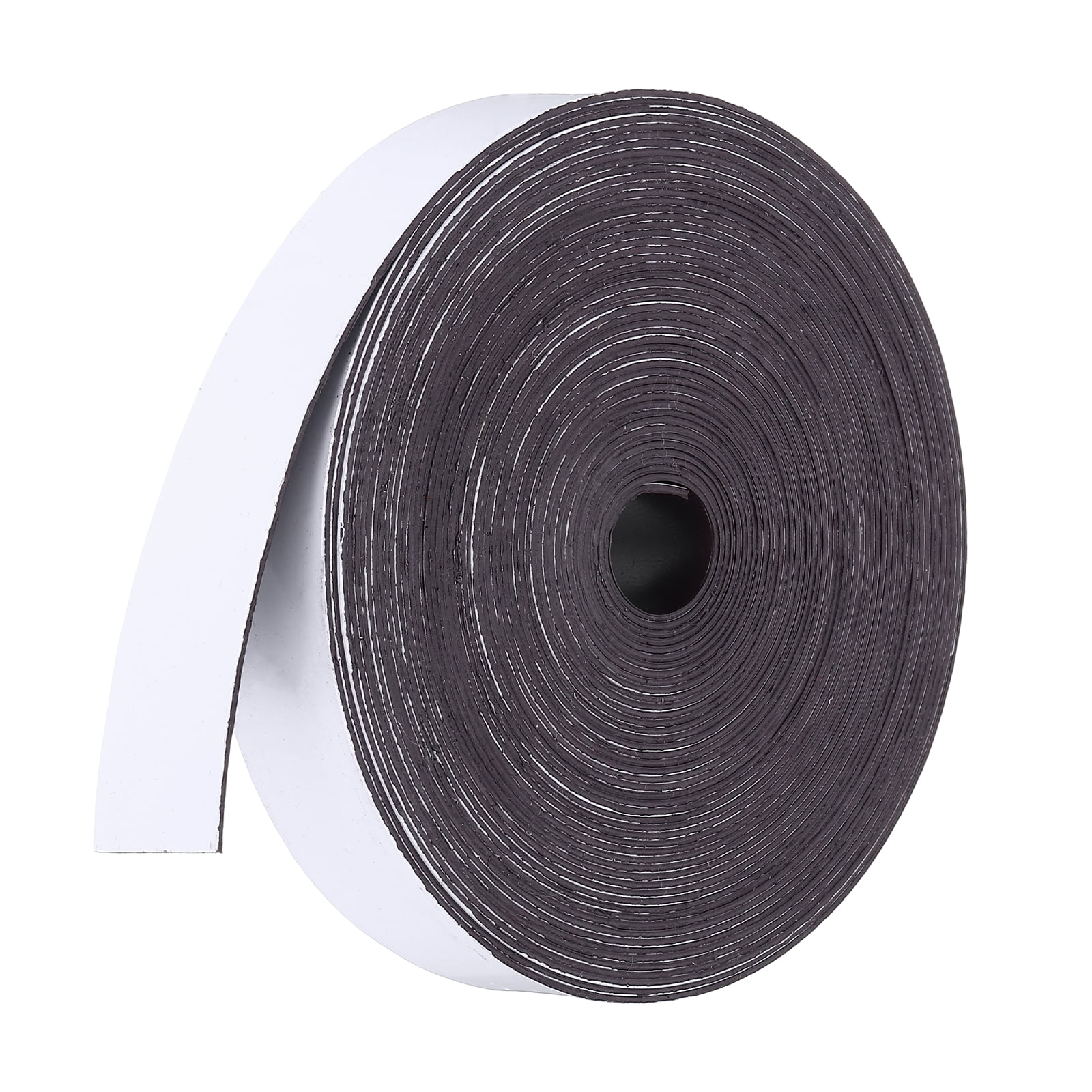Uxcell Magnetic Strip Roll, 32.8ft x 0.8" Fridge Magnets Tape Flexible ...