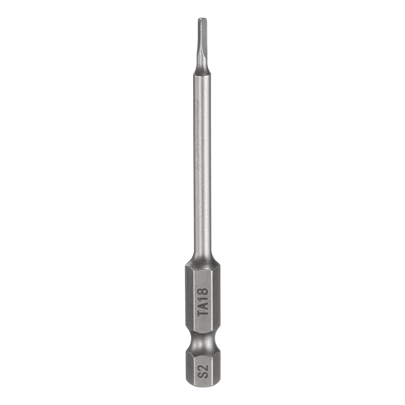Uxcell Magnetic Triangle Screwdriver Bit TA18 1/4" Hex Shank 3" (75mm ...