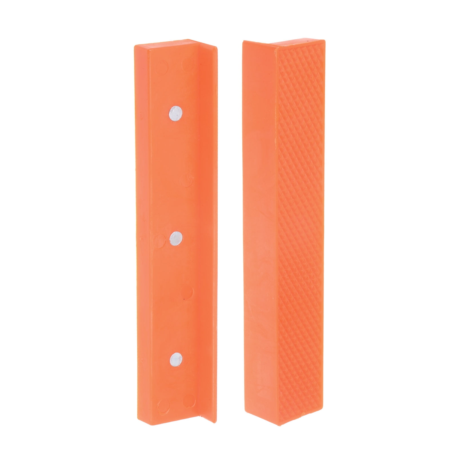 Uxcell Magnetic Vise Jaws 6 Inch Magnet Plain Grooves Soft Jaw Pads ...