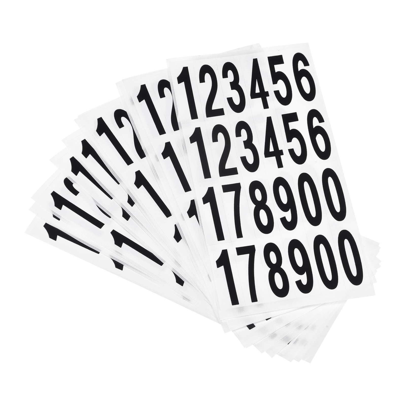 Uxcell Mailbox Numbers Sticker Label Number Self Adhesive Vinyl Label ...