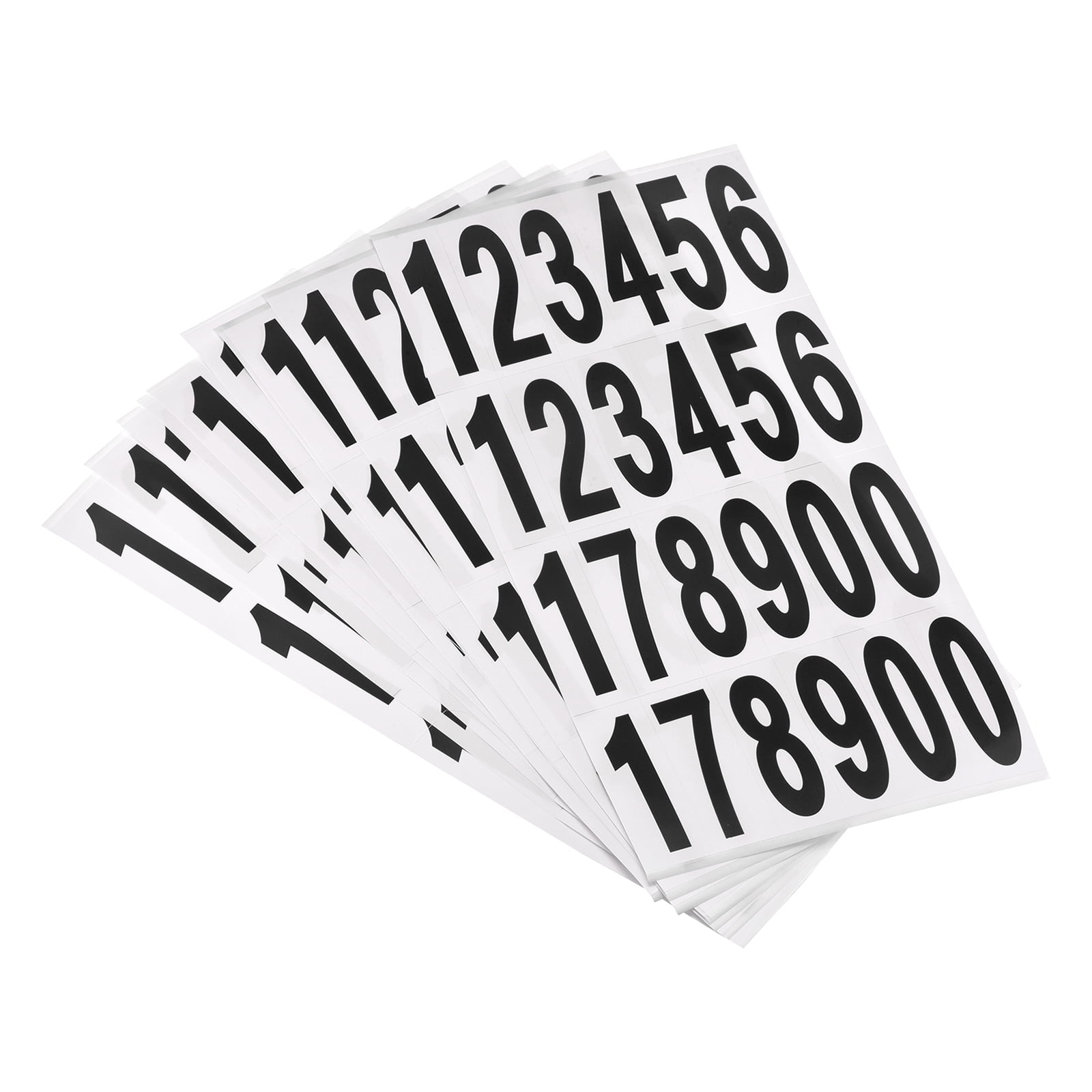 Uxcell Mailbox Numbers Sticker Label Number Self Adhesive PVC Vinyl ...
