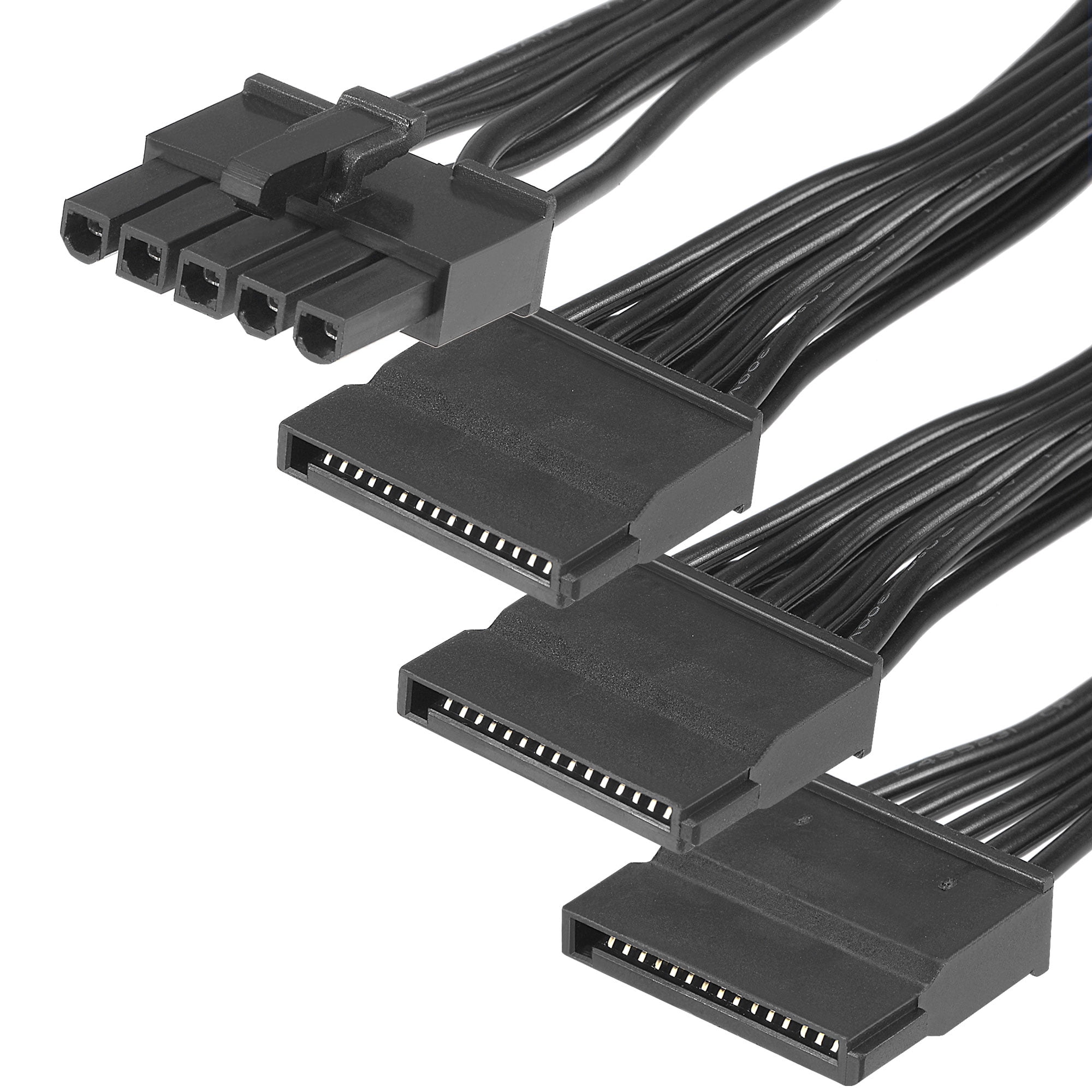 Uxcell Mainboard Power Cable for Video Card PCIe 5 to 3 Splitter S-A-T ...