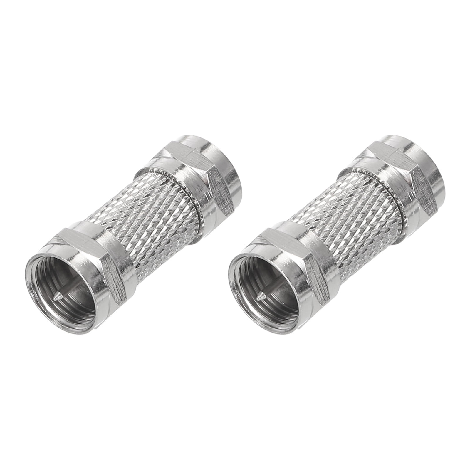 Uxcell Male to Male Coaxial Connector F Type RG6 Coax Extender Coupler ...