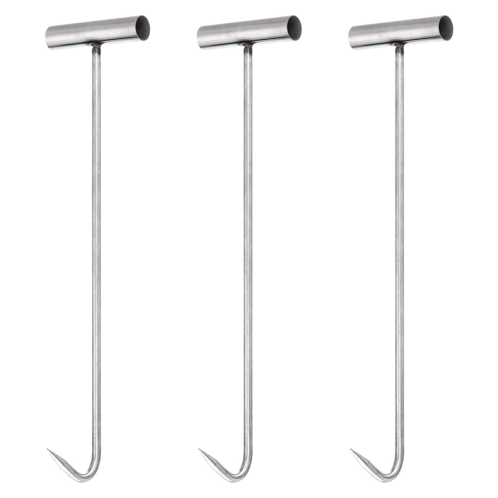 Uxcell Manhole Cover Hook, T Style Stainless Steel Manhole Hook Tool ...