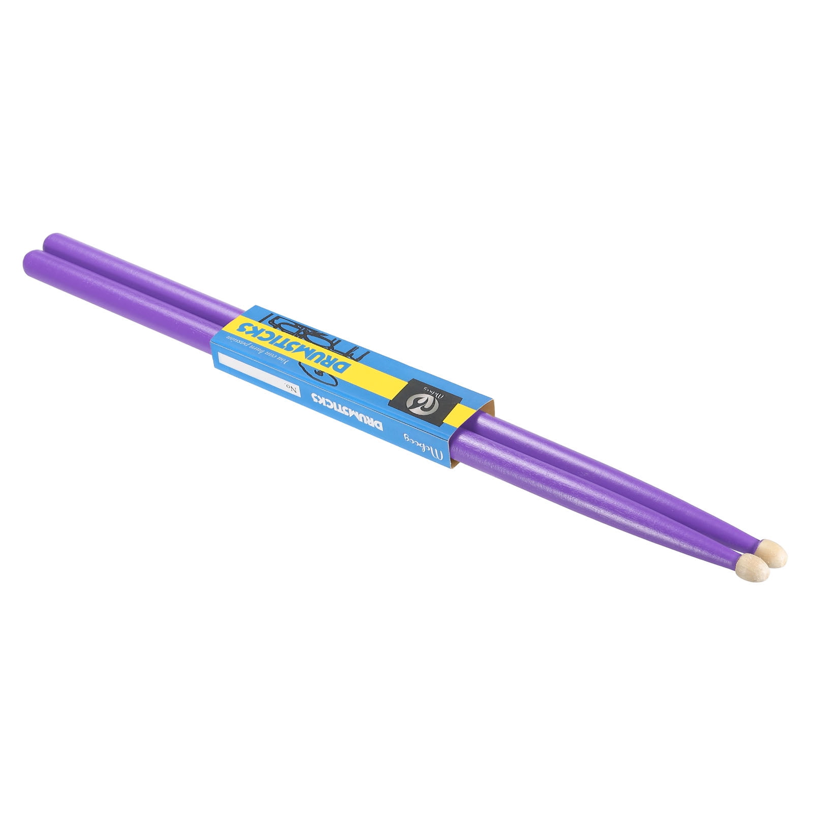 Uxcell 7A Maple Wood Drumsticks, Anti Slip, Purple, 2pcs for Drumming ...