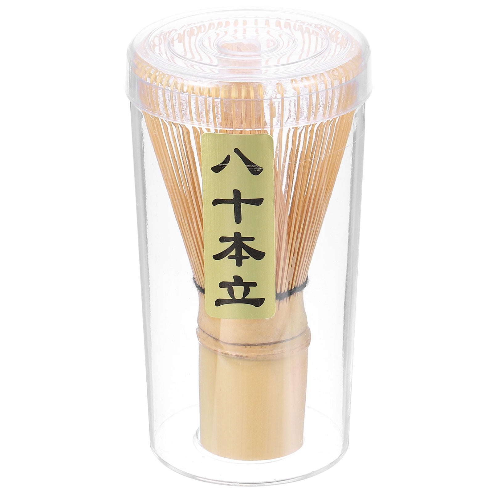 Uxcell Matcha Green Tea Whisk 80 Prongs Traditional Bamboo Whisk Chasen ...