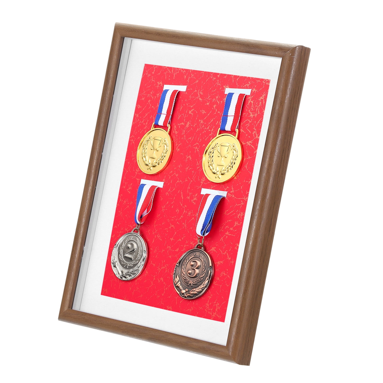 Uxcell Medal Display Case, 2 Medal Display Frame Medal Shadow Box ...