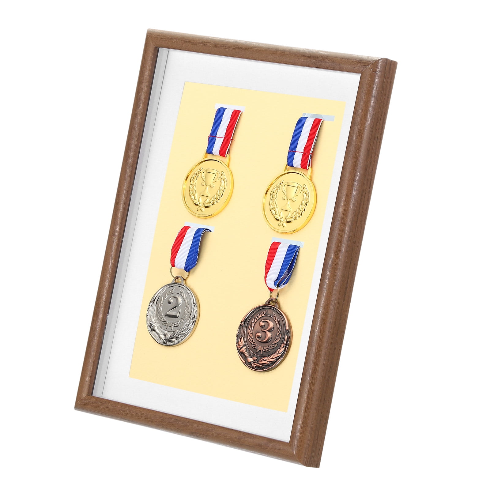 Uxcell Medal Display Case, 2 Medal Display Frame Medal Shadow Box ...