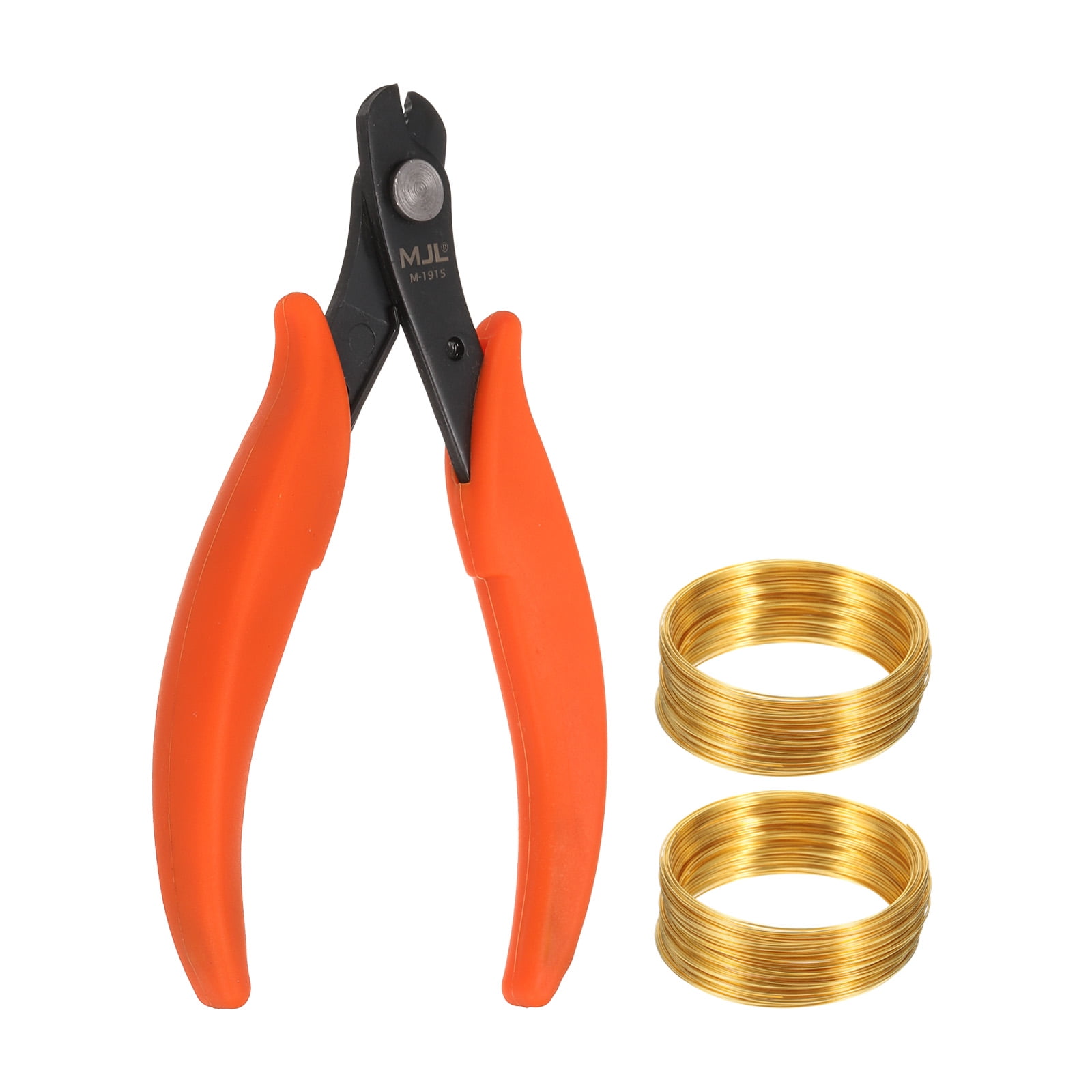 Uxcell Memory Wire Cutter Kit 5.5" Mini Jewelry Pliers with 200 Loops ...