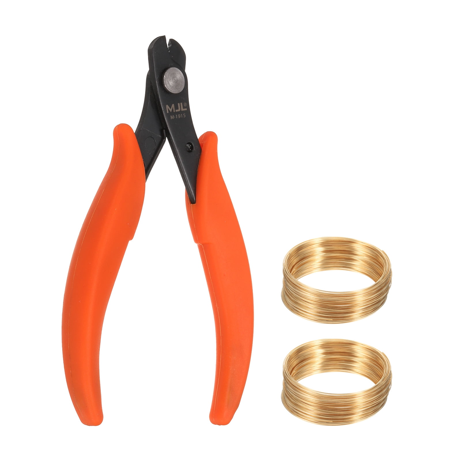 Uxcell Memory Wire Cutter Kit 5.5" Mini Jewelry Pliers with 200 Loops ...