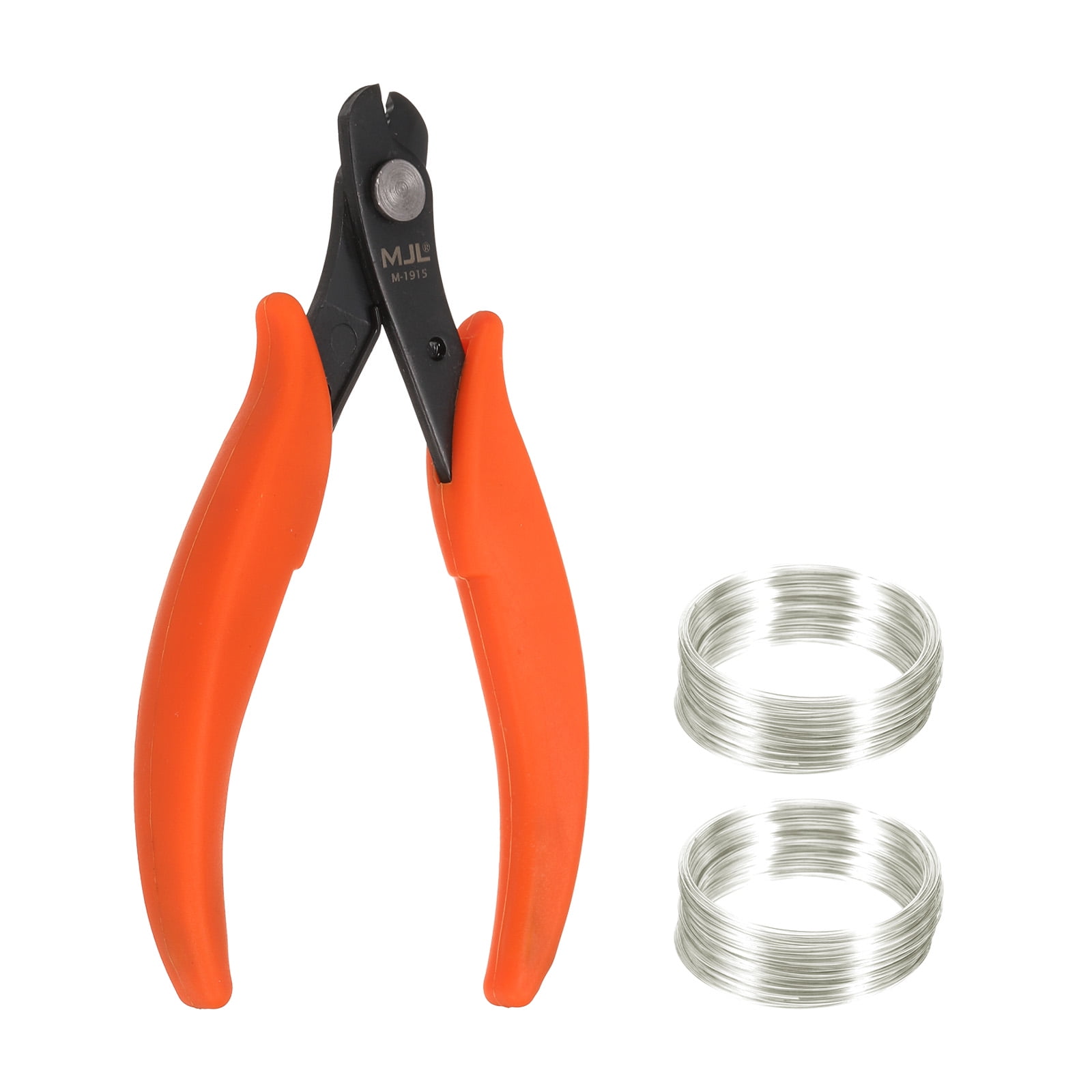 Uxcell Memory Wire Cutter Kit 5.5" Mini Jewelry Pliers with 200 Loops ...