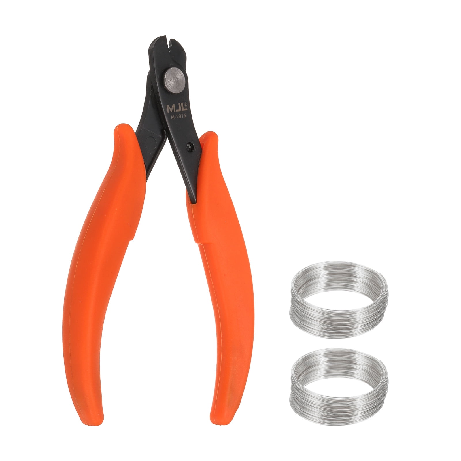 Uxcell Memory Wire Cutter Kit 5.5" Mini Jewelry Pliers with 200 Loops ...