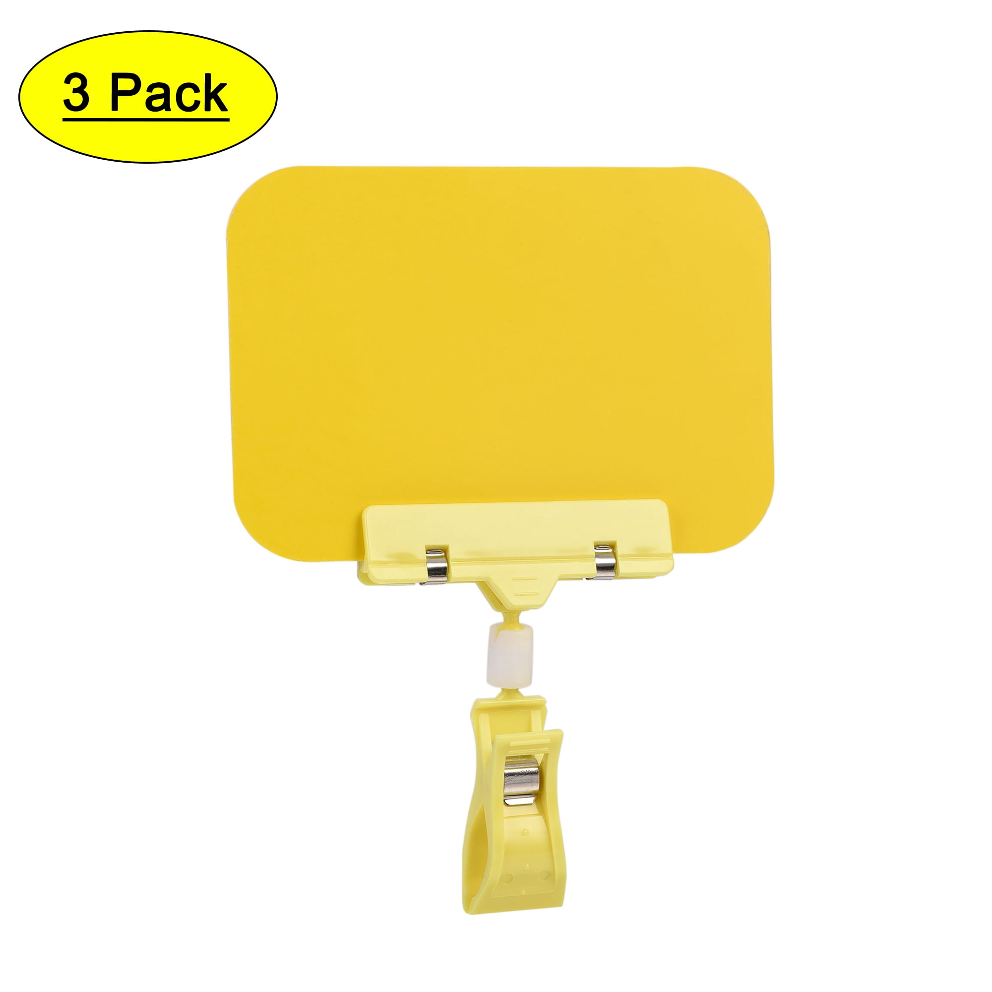 Uxcell Merchandise Sign Clip, Rotatable Price Tags with Display Board ...