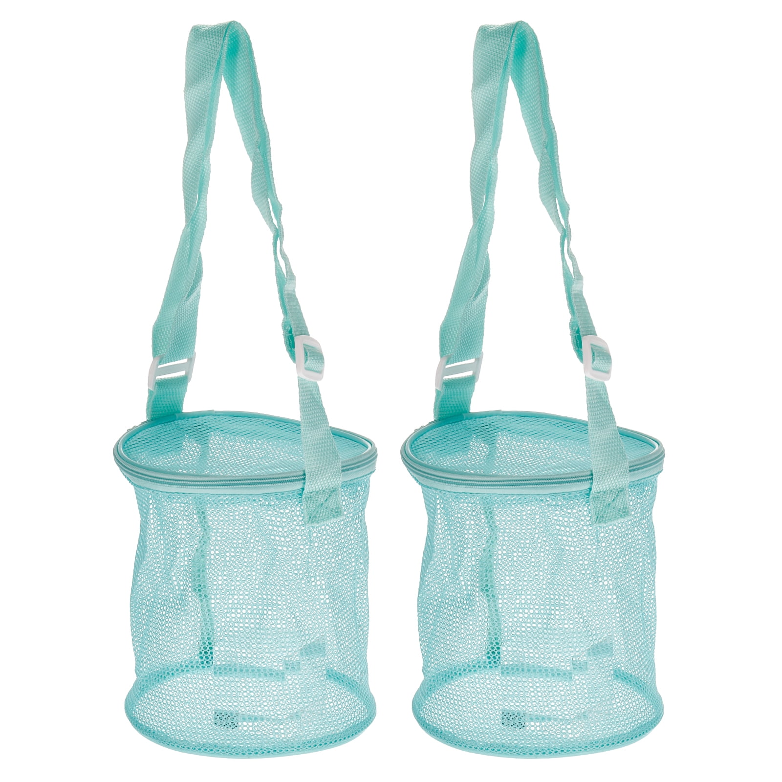 Uxcell Mesh Beach Bag Sea Shells Mesh Tote Sand Boxes Collecting Nets ...