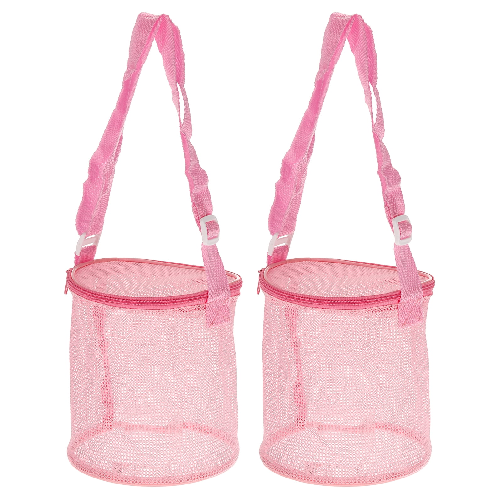 Uxcell Mesh Beach Bag Sea Shells Mesh Tote Sand Boxes Collecting Nets ...