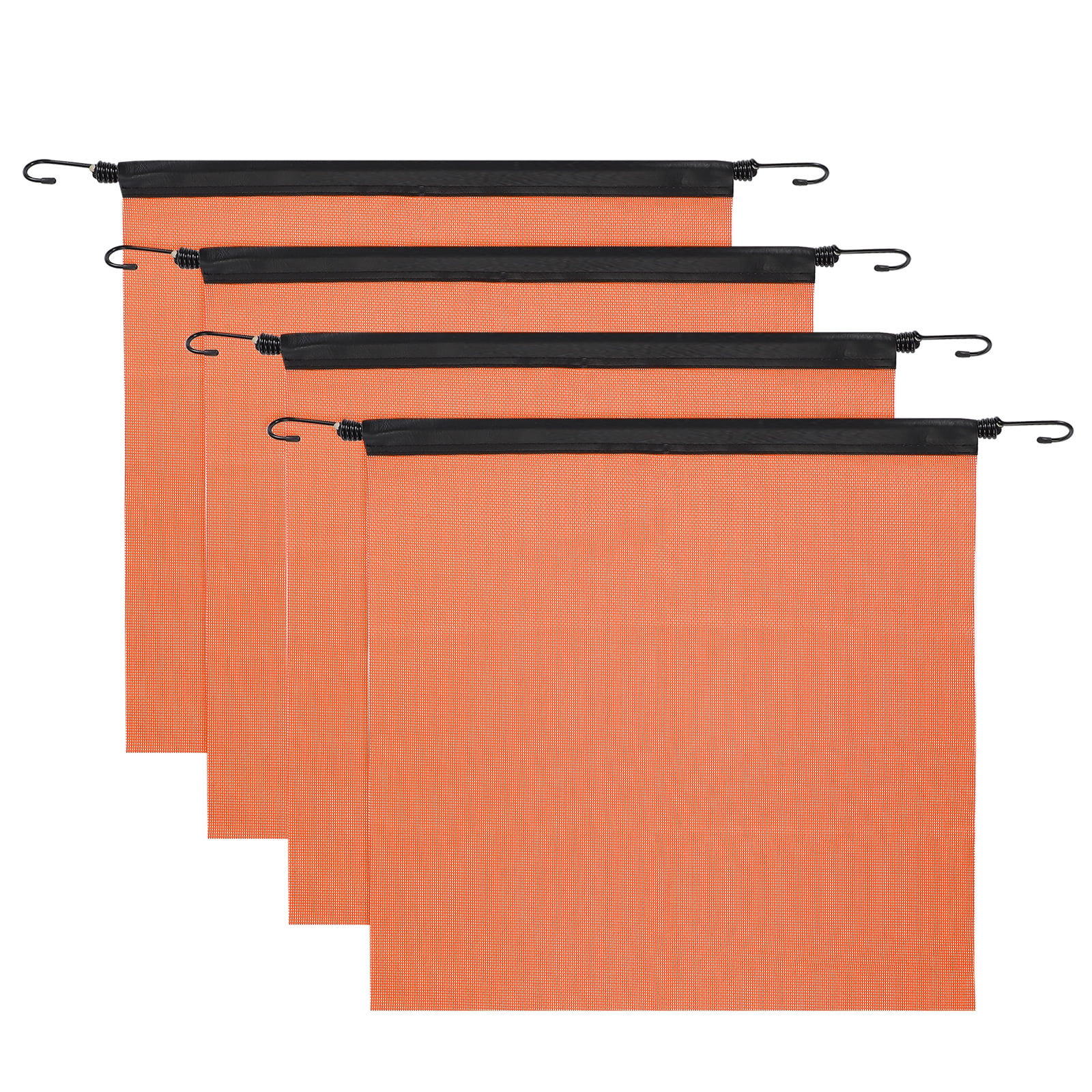 Uxcell Mesh Safety Flags, 18 x 18 Inch Warning Safety Flag with Vinyl ...