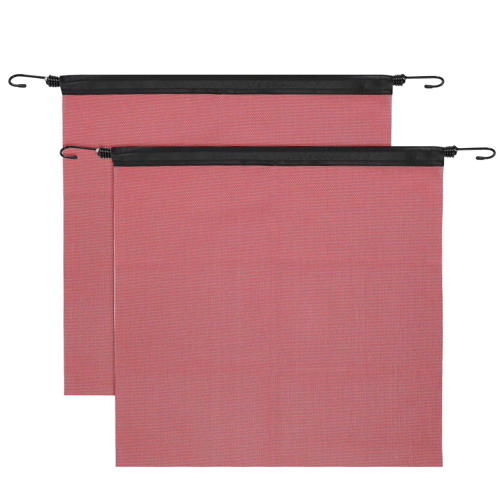 Uxcell Mesh Safety Flags, 18 x 18 Inch Warning Safety Flag with Vinyl ...