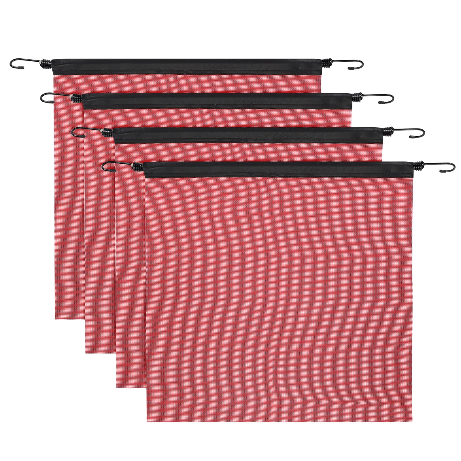 Uxcell Mesh Safety Flags, 18 x 18 Inch Warning Safety Flag with Vinyl ...