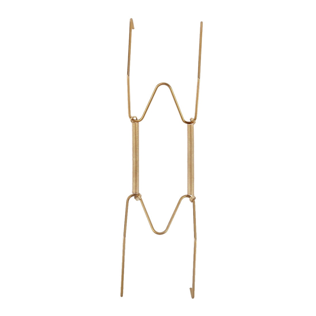 Uxcell Metal 7.5 to 9' Spring Plate Hangers Wall Rack Hook Display Gold ...
