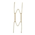 Uxcell Metal 7.5 to 9' Spring Plate Hangers Wall Rack Hook Display Gold ...