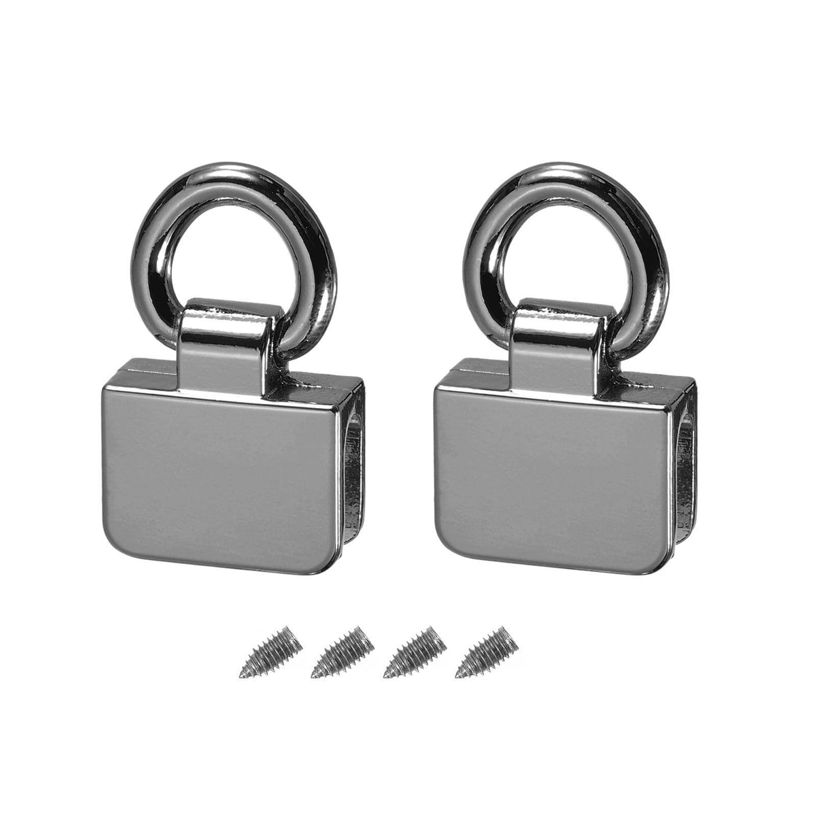 Uxcell Metal Bag Connector with D Ring, 2 Sets 19x30mm Rectangle Bridge ...
