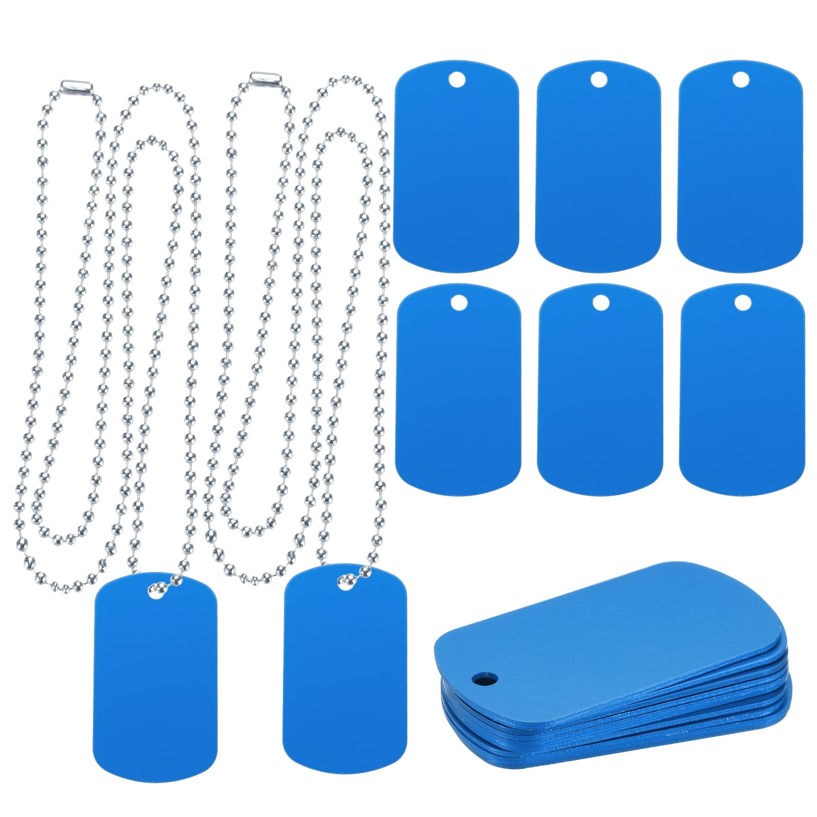 Uxcell Metal Blank Tags Stamping, Aluminum Blank Tags, Dog DIY ...
