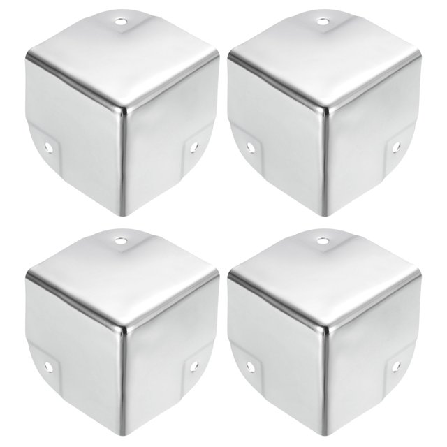 Uxcell Metal Box Corner Protectors Box Edge Guard Protector 50 x 50 x ...