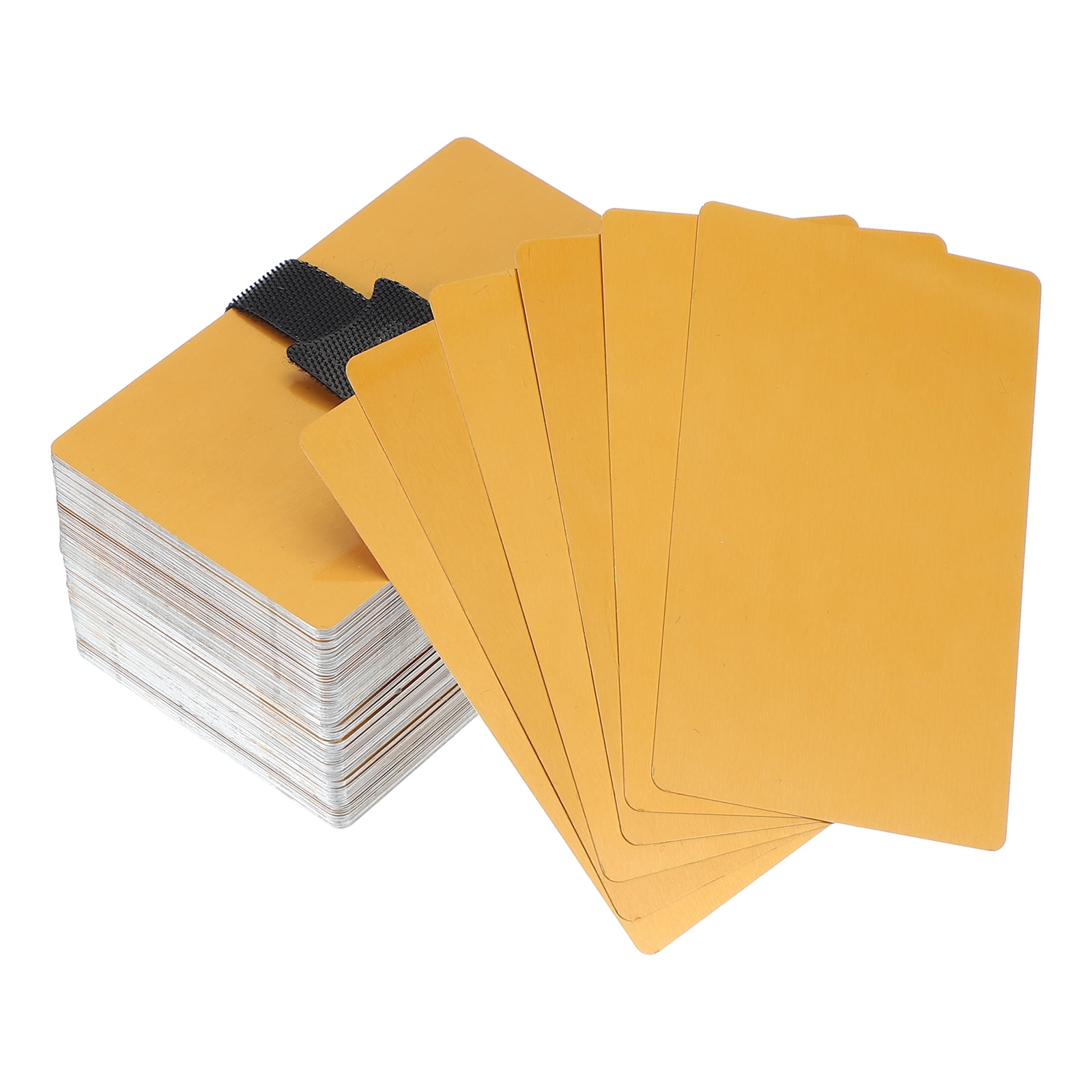 Uxcell Metal Business Card Blanks, 0.21mm Thick 3.4x2.1" Anodized ...