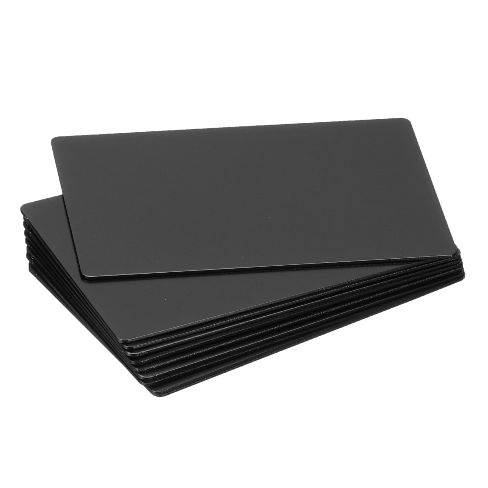 Uxcell Metal Business Cards for House Office Customer DIY Gift Plate ...